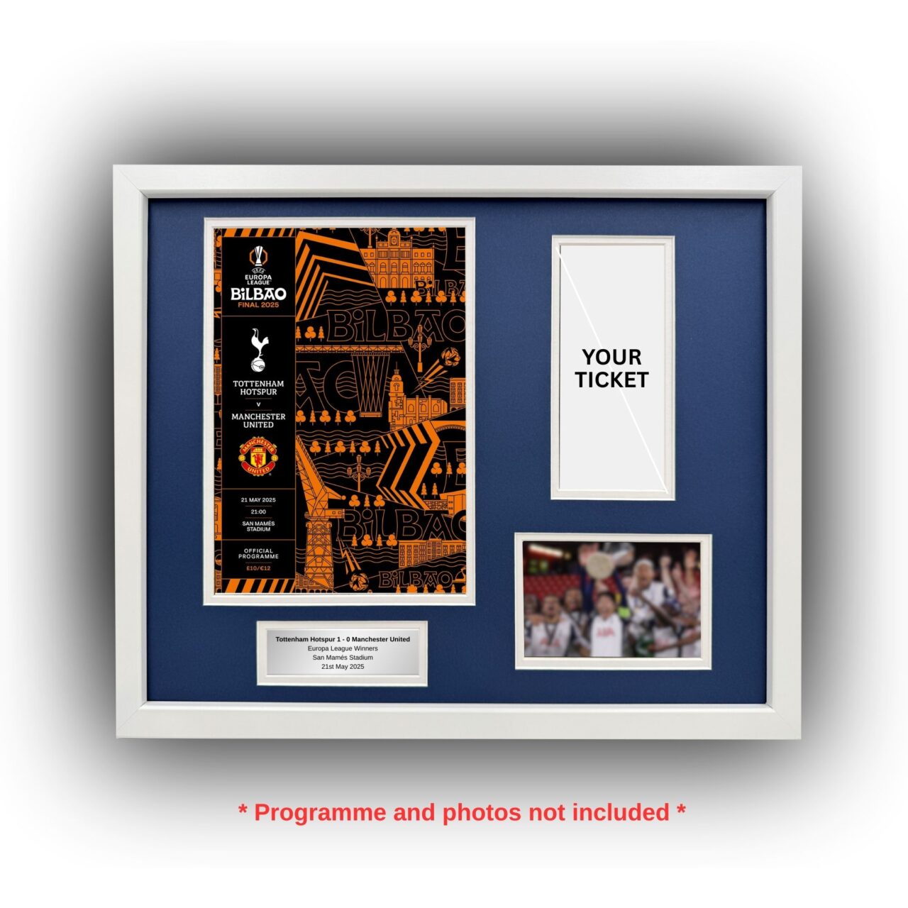 2025 FA Cup Final Programme Framing Kit - DeluxeDiyDisplays
